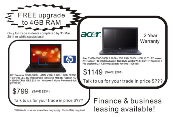 Trade In Your Old Laptop